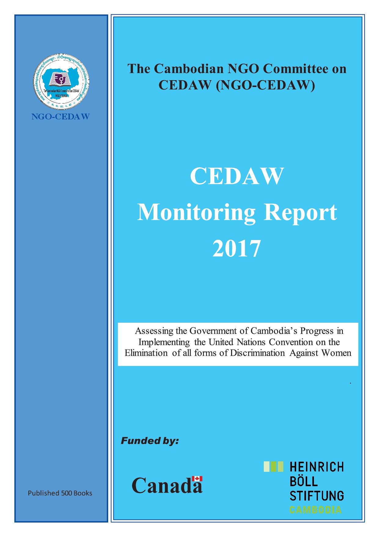 CEDAW Monitoring Report 2017 | Heinrich Böll Stiftung | Phnom Penh ...