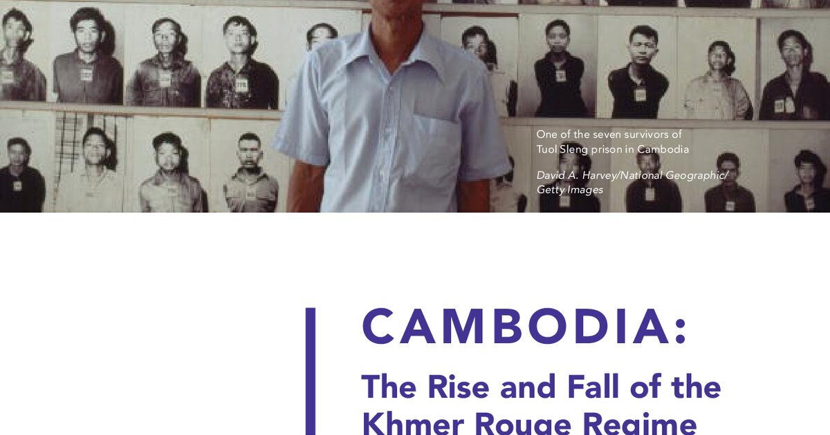 Cambodia the Rise and Fall of Khmer Regime | Heinrich Böll Stiftung ...
